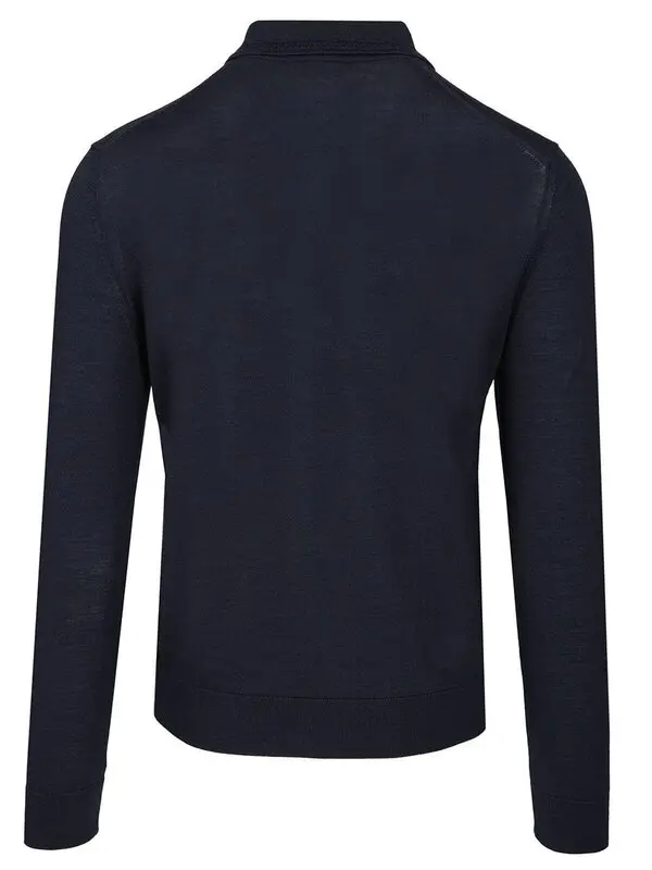 Etro Wool And Silk Polo Shirt