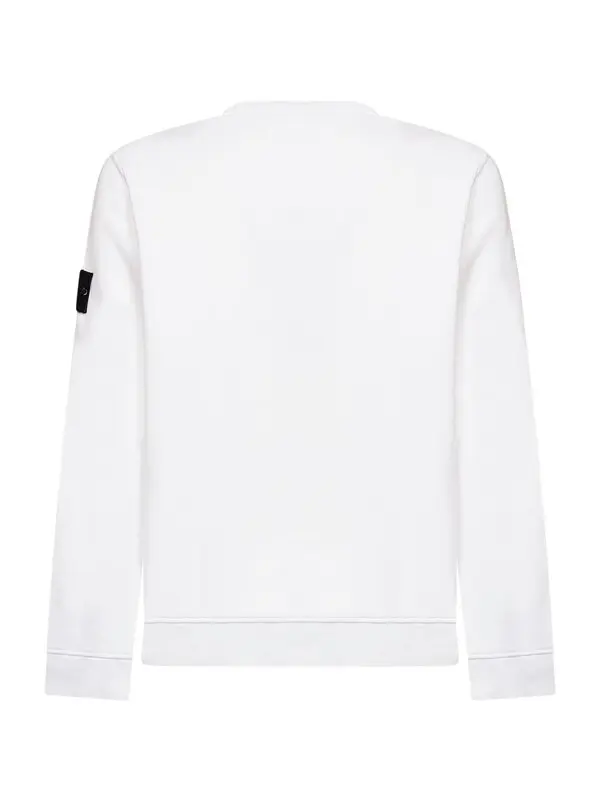 Stone Island Organic Stretch Cotton Crewneck Sweatshirt - Multicolor