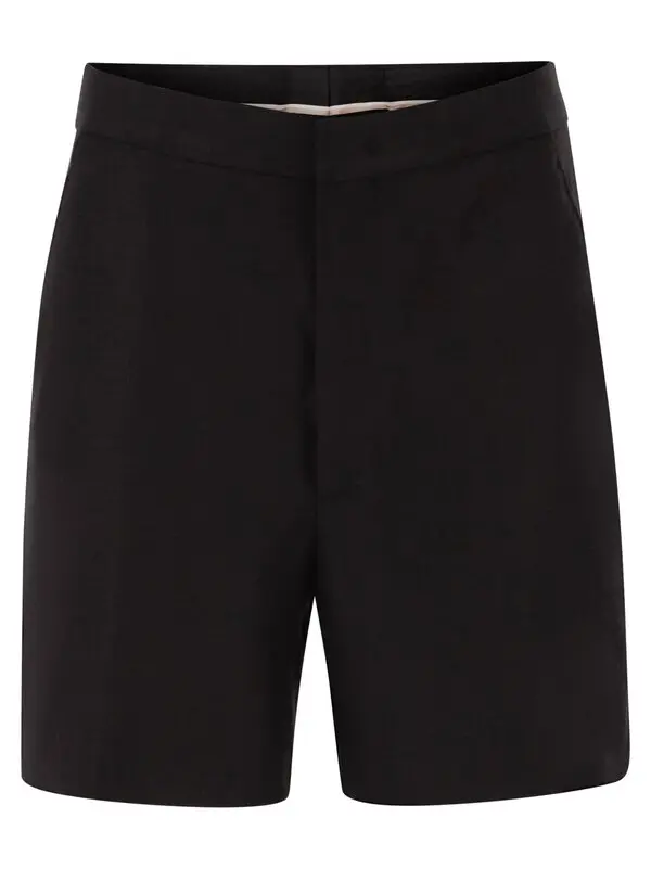 Tagliatore Tailored Linen Bermuda Shorts