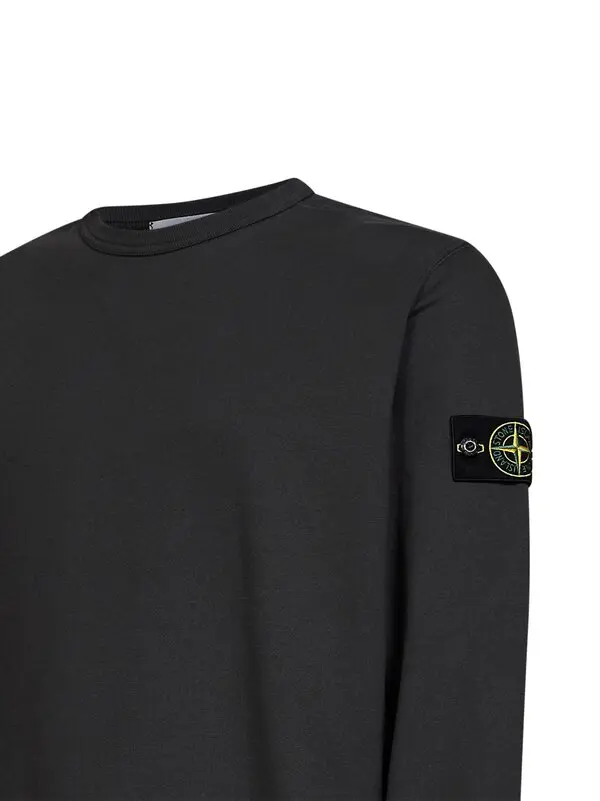 Stone Island Organic Stretch Cotton Crewneck Sweatshirt - Multicolor