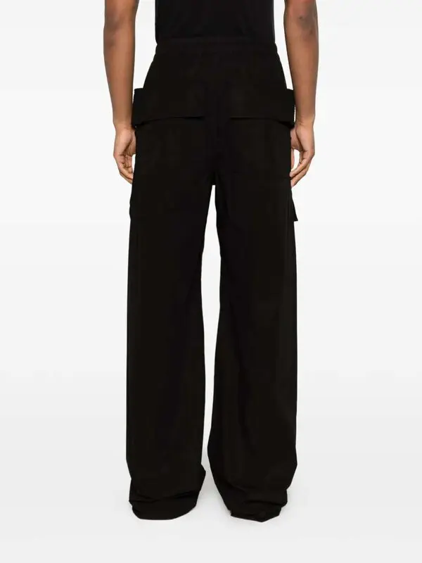 Rick Owens Cotton Drawstring Trousers