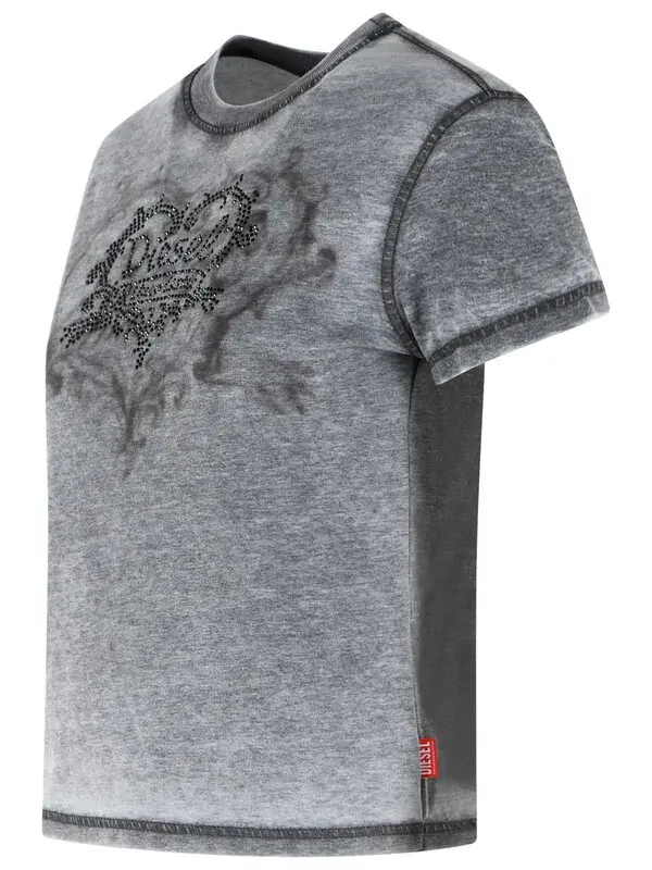 DIESEL® Ila' Grey Cotton Blend T-shirt