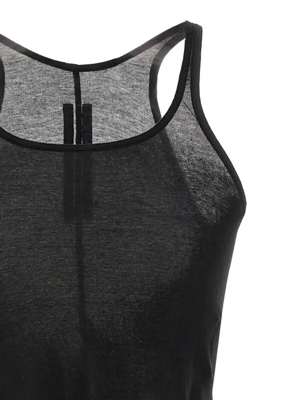 Rick Owens Sleeveless Crop Top - Black