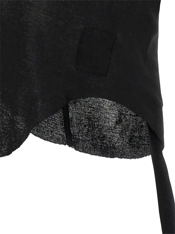 Rick Owens Sleeveless Crop Top - Black