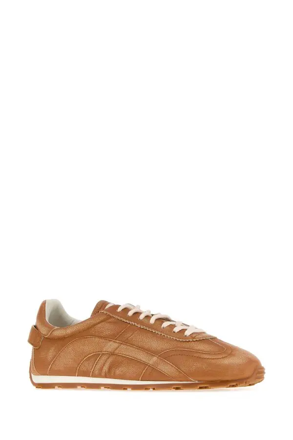 Dsquared2 Camel Nappa Leather Sneakers