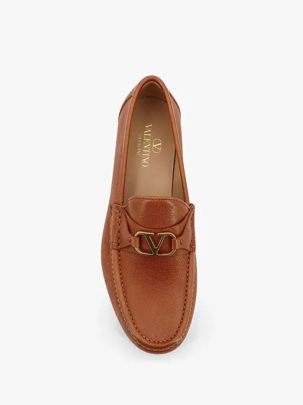 Valentino Garavani Vlogo Leather Loafer - Multicolor