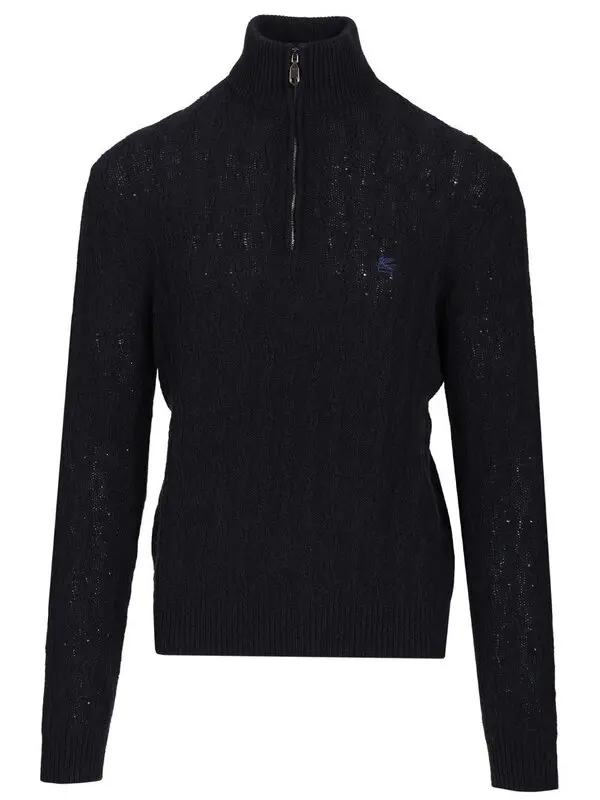 Etro Cashmere Turtlenceck - Blue