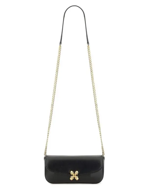 Alexander McQueen Skull Flower Bag Small