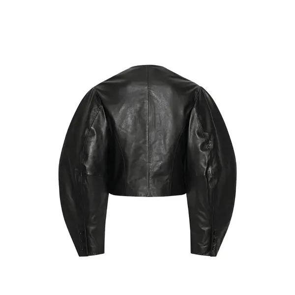 ROTATE BY BIRGER CHRISTENSEN Leather Jacket - Black