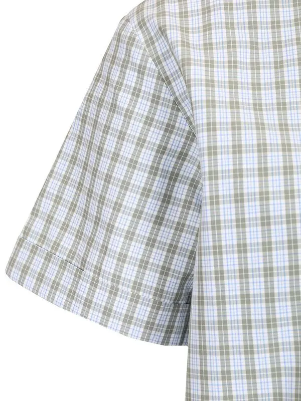 Miu Miu Checked Poplin Shirt