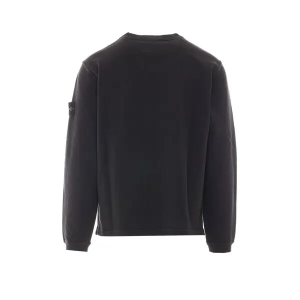 Stone Island Logo Sweater - Black