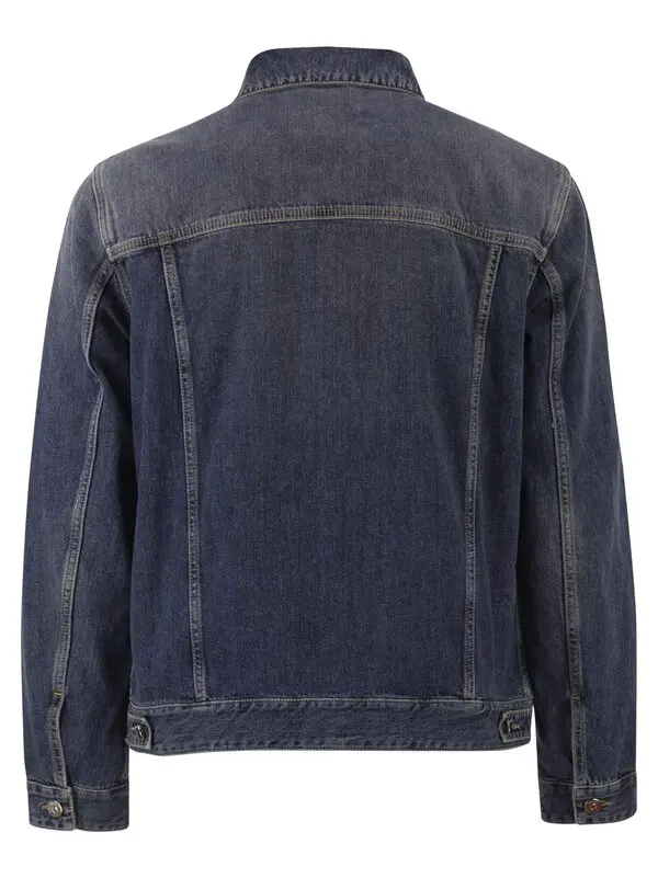 Peserico Cotton Denim Jacket - Multicolor