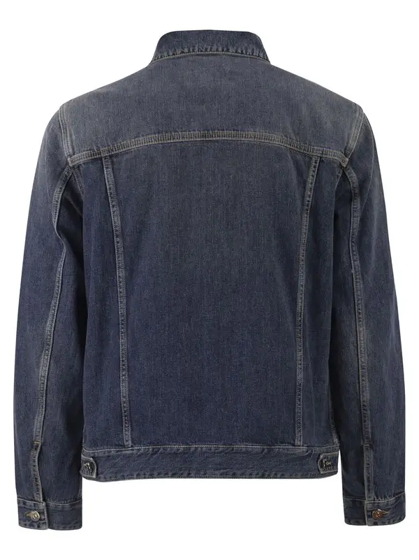 Peserico Cotton Denim Jacket - Multicolor