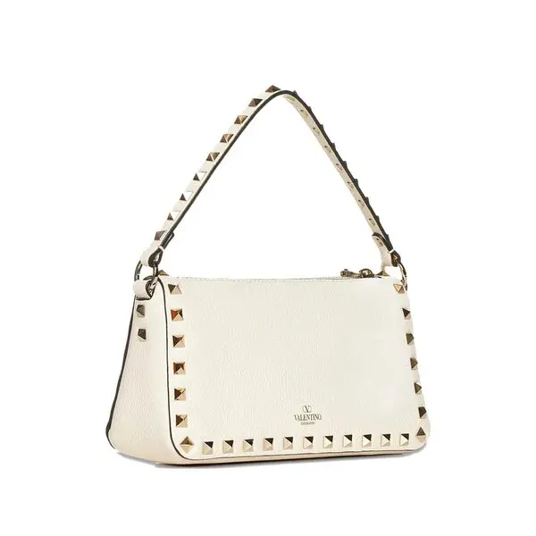 Valentino Garavani Rockstud Cross Body Bag - Cream