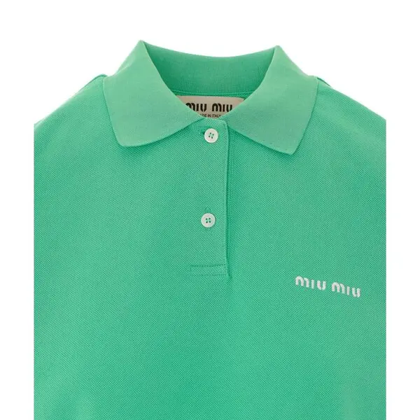 Miu Miu Logo Polo - Green