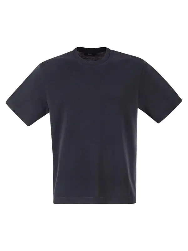 Herno Cotton Jersey T-shirt - Blue