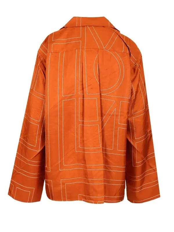 TOTEME Monogram Pajama Top
