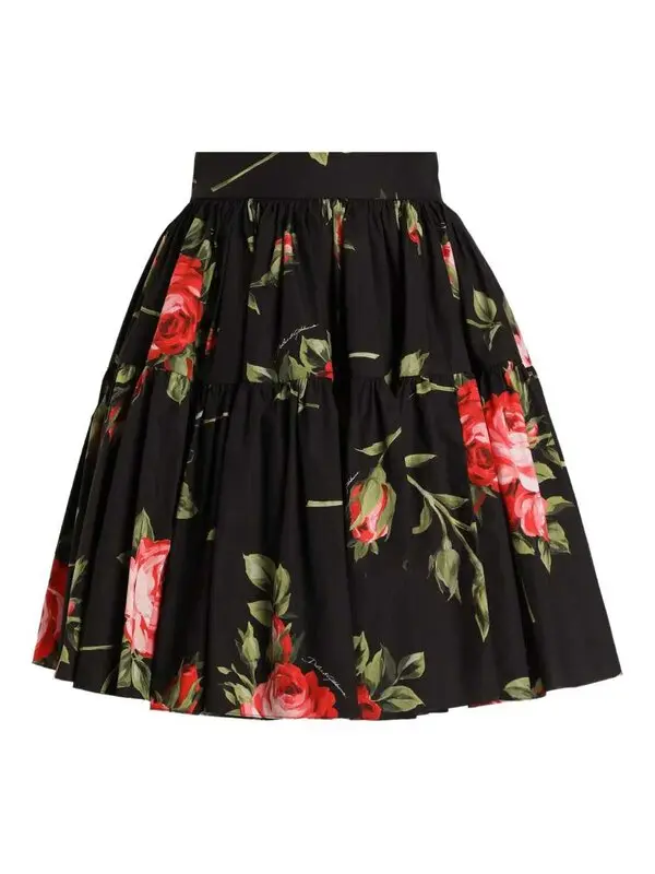Dolce & Gabbana Floral Miniskirt