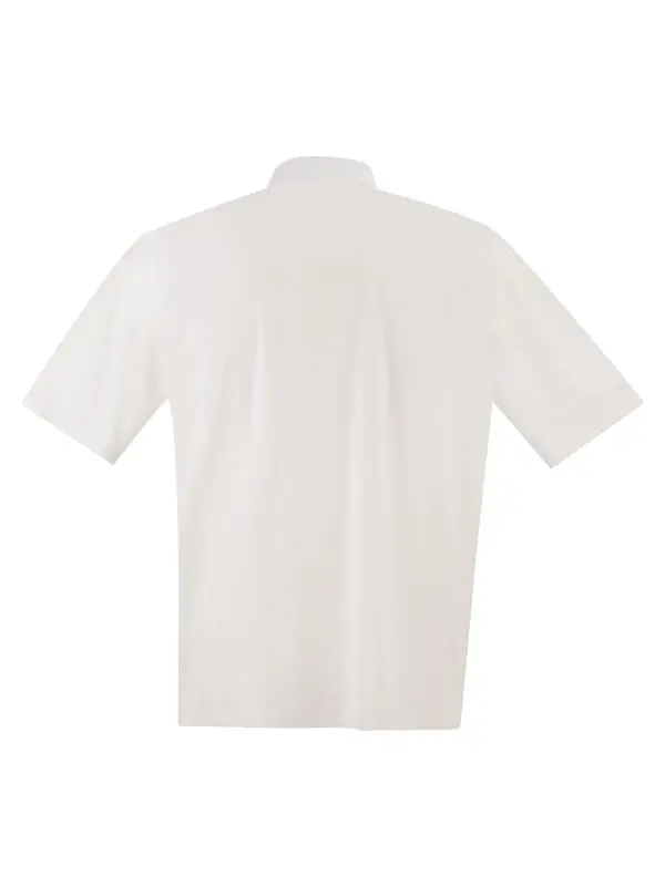 Herno Technical Functional Fabric Polo Shirt - White