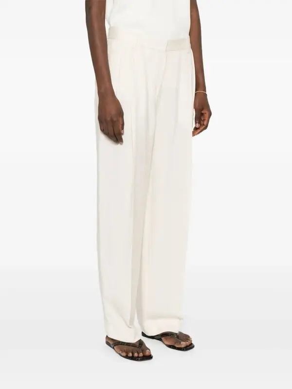 TOTEME Double-pleat Straight Trousers