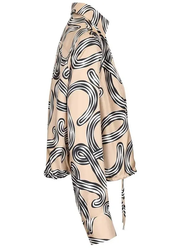 Loewe Silk Balloon Shirt - Cream