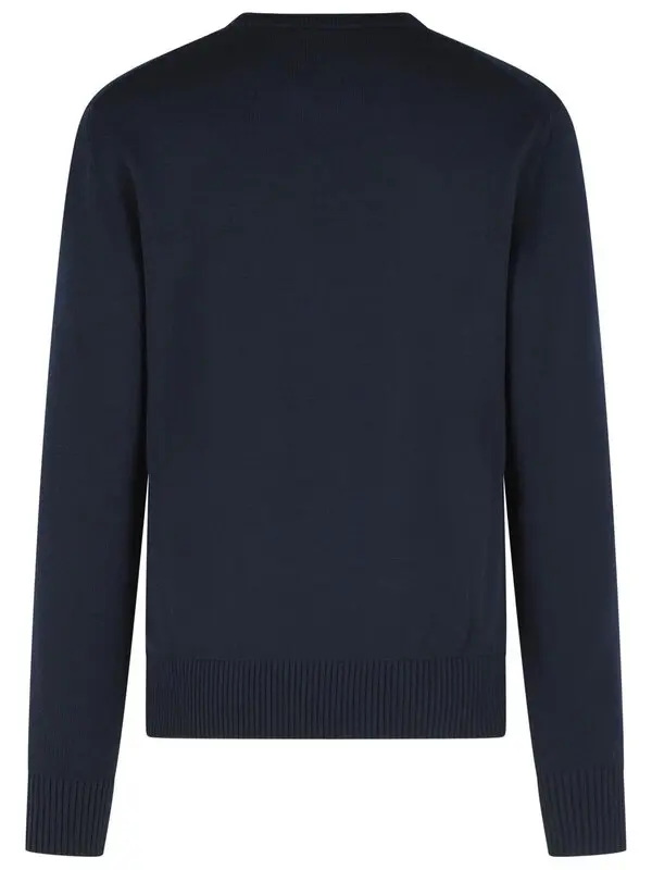 Dolce & Gabbana Navy Virgin Wool Sweater