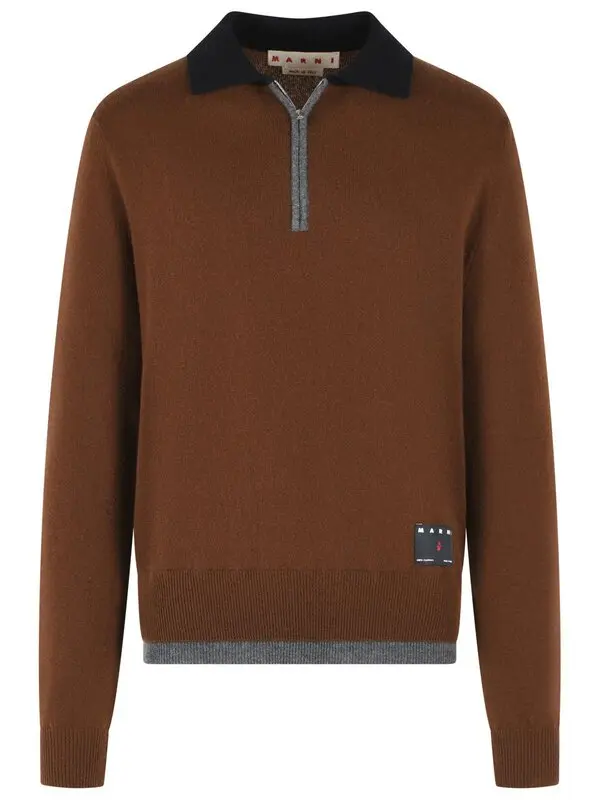 Marni Cashmere Polo Shirt