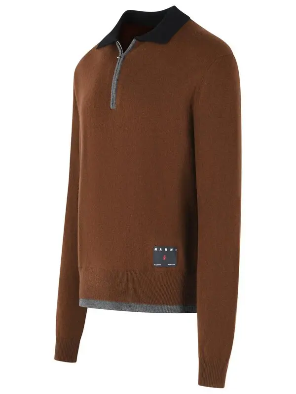 Marni Cashmere Polo Shirt