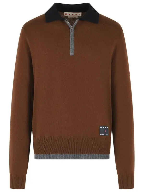 Marni Cashmere Polo Shirt