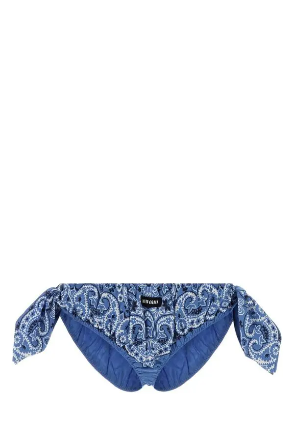 Miu Miu Printed Poplin Brief - Multicolor