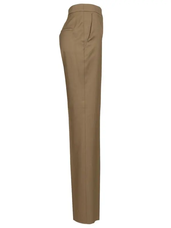 Max Mara Straight Trousers - Cream