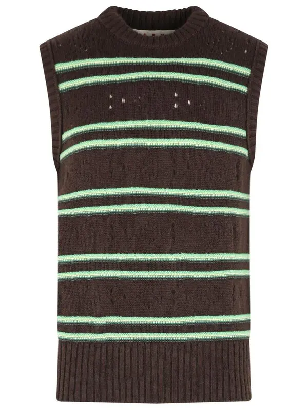 Marni Cashmere Vest - Brown