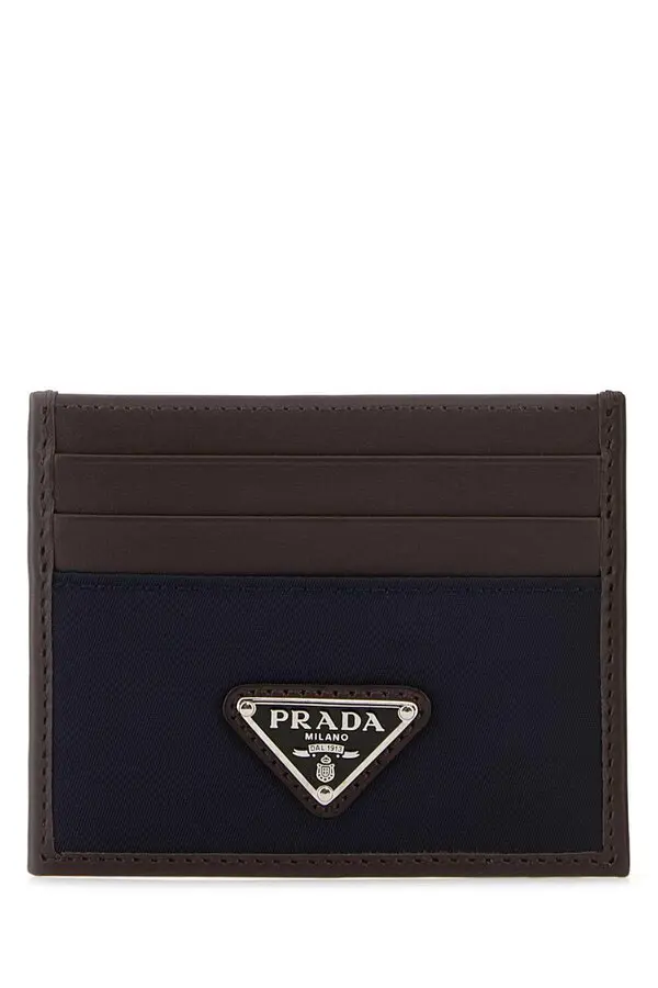 Prada Dark Leather Card Holder