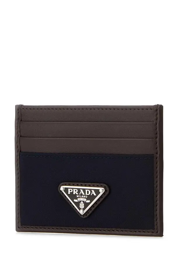 Prada Dark Leather Card Holder