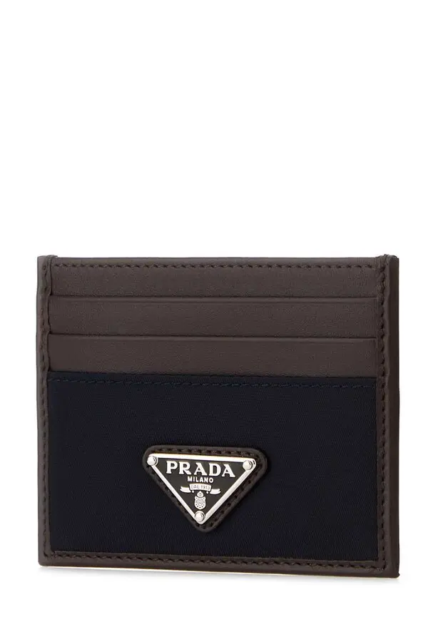 Prada Dark Leather Card Holder
