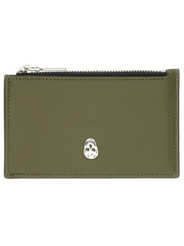 Alexander McQueen Card Holder Skull