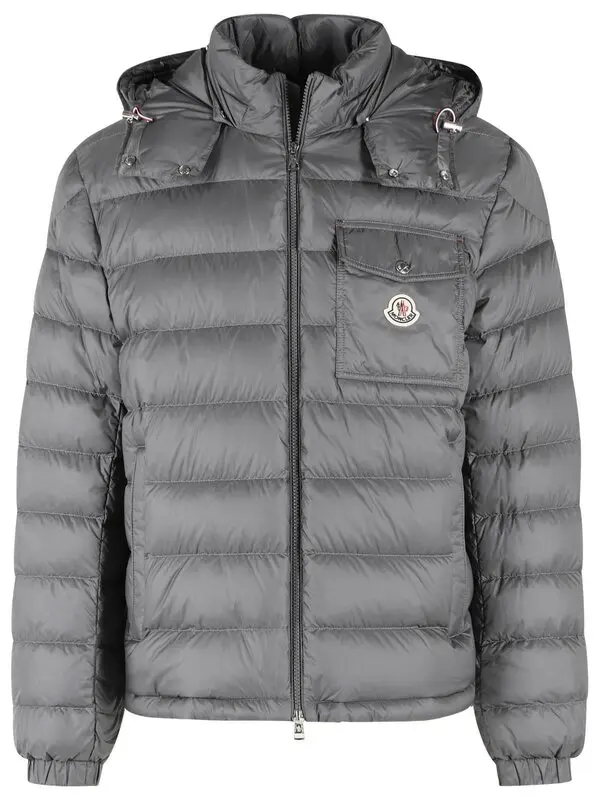 Moncler Verith' Grey Polyamide Down Jacket - Gray