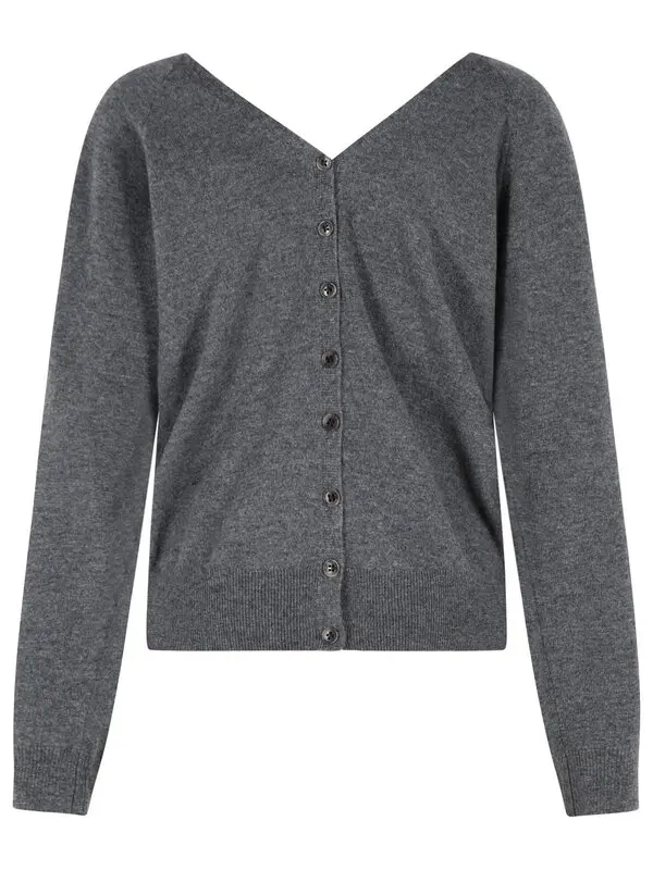 LISA YANG Cashmere Cardigan - Gray