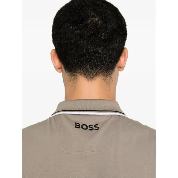 BOSS Grey Polo Shirts