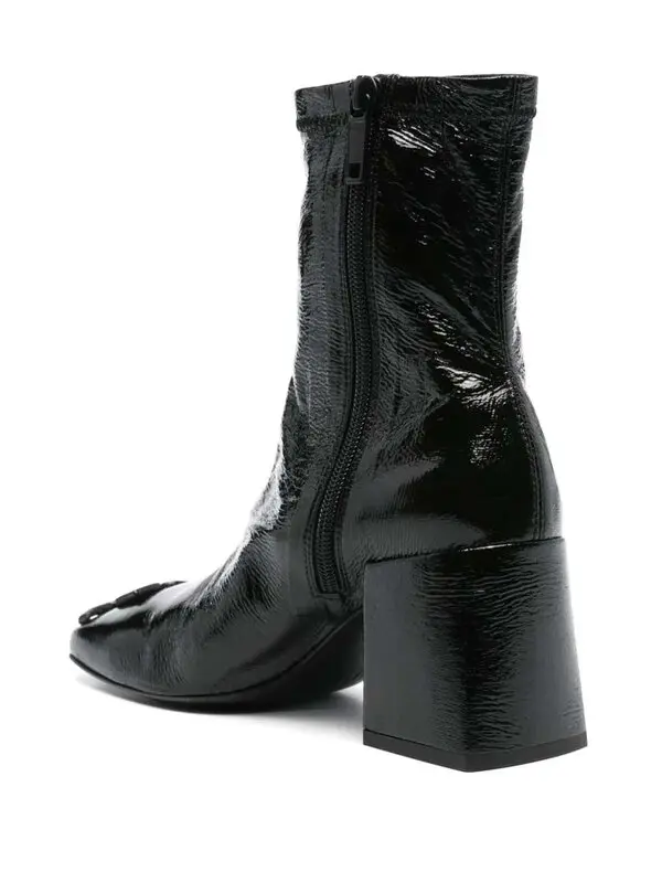 COURREGES Boots With Logo Appliqu