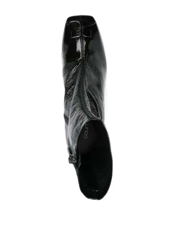 COURREGES Boots With Logo Appliqu
