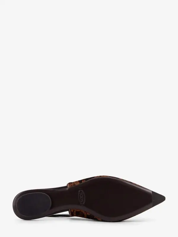 TOD'S Ponyskin Ballerinas