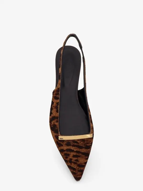 TOD'S Ponyskin Ballerinas
