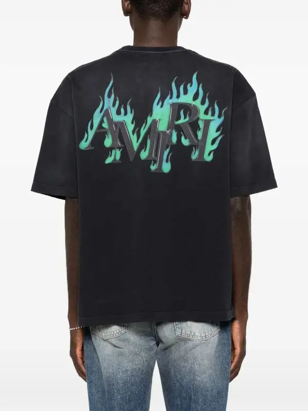Amiri Crew-neck, Short-sleeved T-shirt