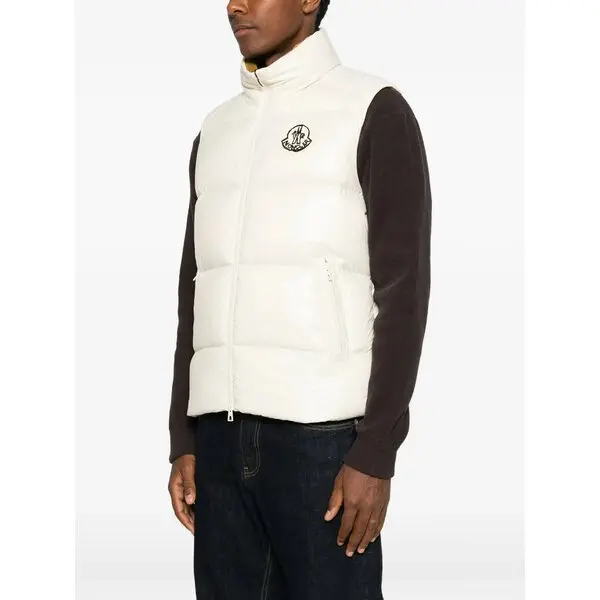 Moncler Quilted Down Waistcoat - White