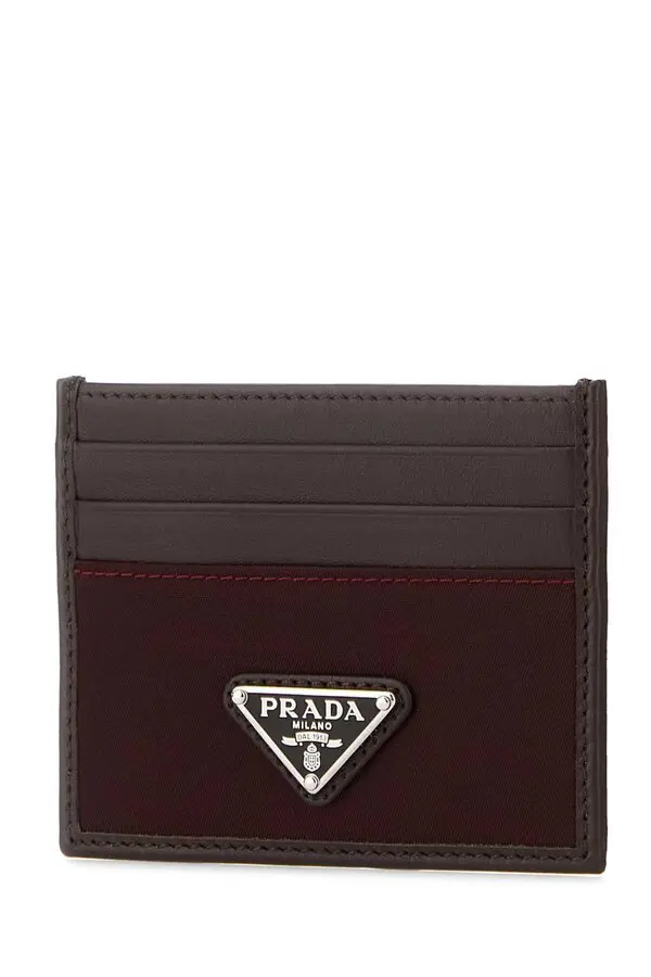 Prada Dark Leather Card Holder