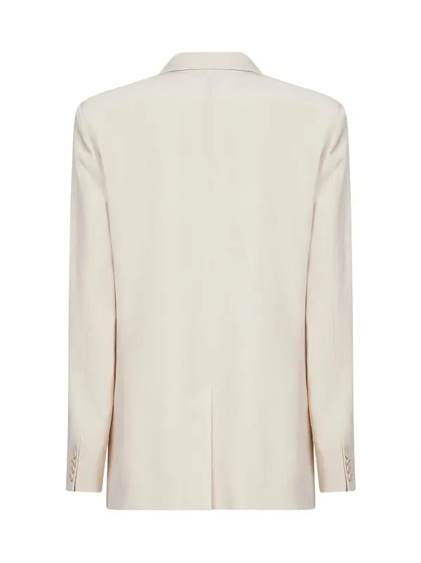 Isabel Marant Étoile Fluid Crepe Double-breasted Blazer - Multicolor