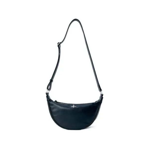 VIVIENNE WESTWOOD Smooth Leather Cross Body Tote Bags - Black