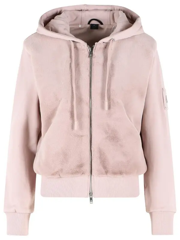 Moose Knuckles Cotton Bunny Sweatshirt - Pink