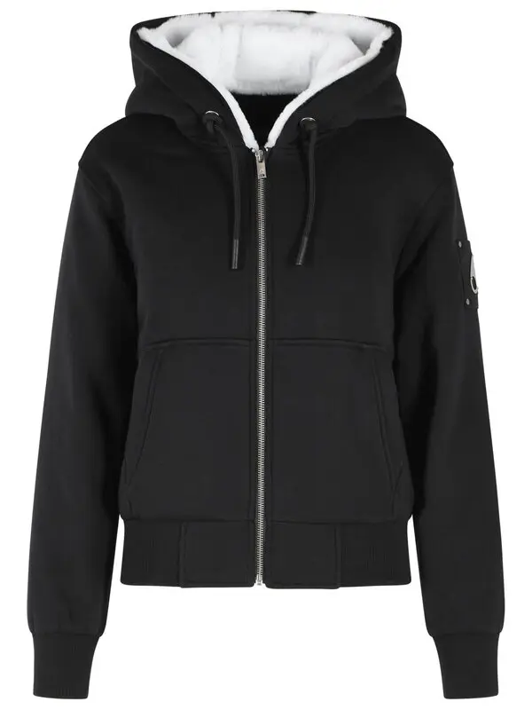 Moose Knuckles Bunny' Cotton Blend Sweatshirt - Black